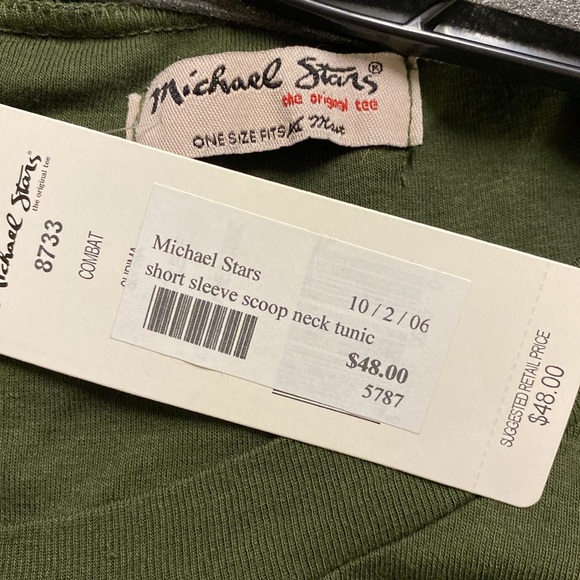 Michael Stars | Tops | Nwt Michael Stars Dark Green Shirt | Poshmark